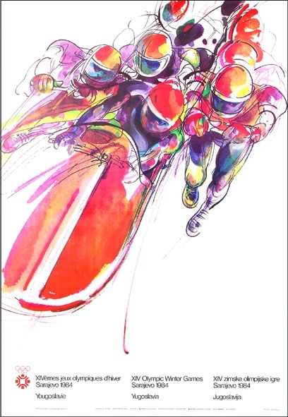 ZOI’84 plakati, Ismar Mujezinovic – BiHski – Istorija smucarskog sporta ...